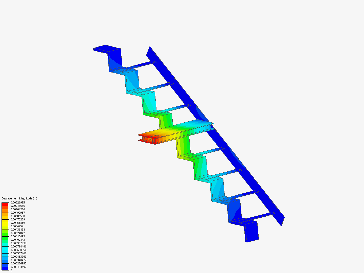 Folded Stair - Plate by afarahma | SimScale