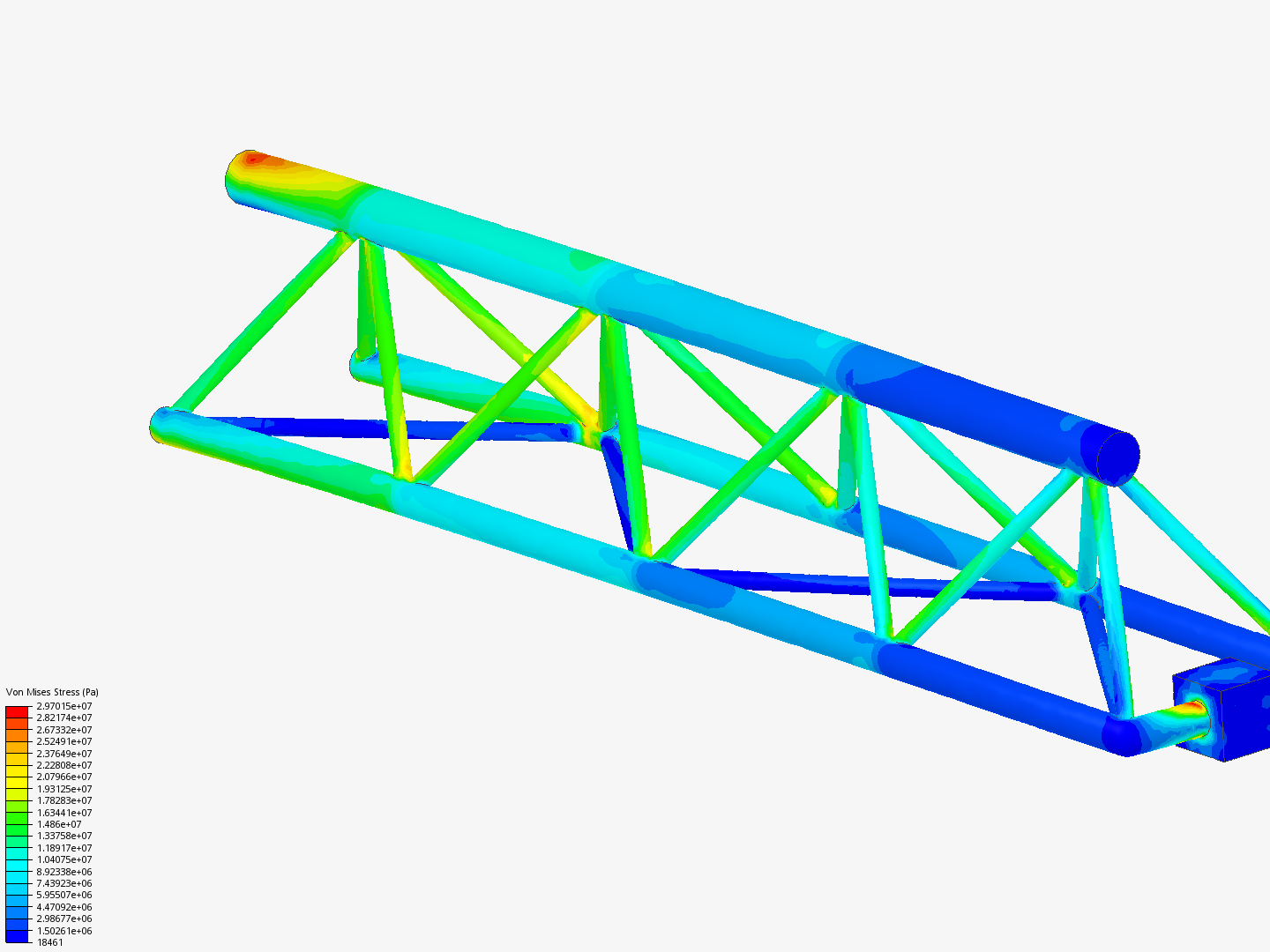Tutorial - Linear static analysis of a crane by afinnnn | SimScale