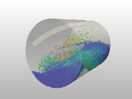 Particle Mixing Simulation in a Mill by afischer | SimScale