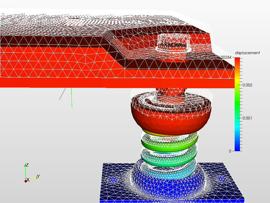 Spring mount - modal dynamic analysis by ahmedhussain18 | SimScale