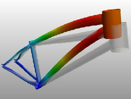 Simulation of bike frame by ahonomo | SimScale