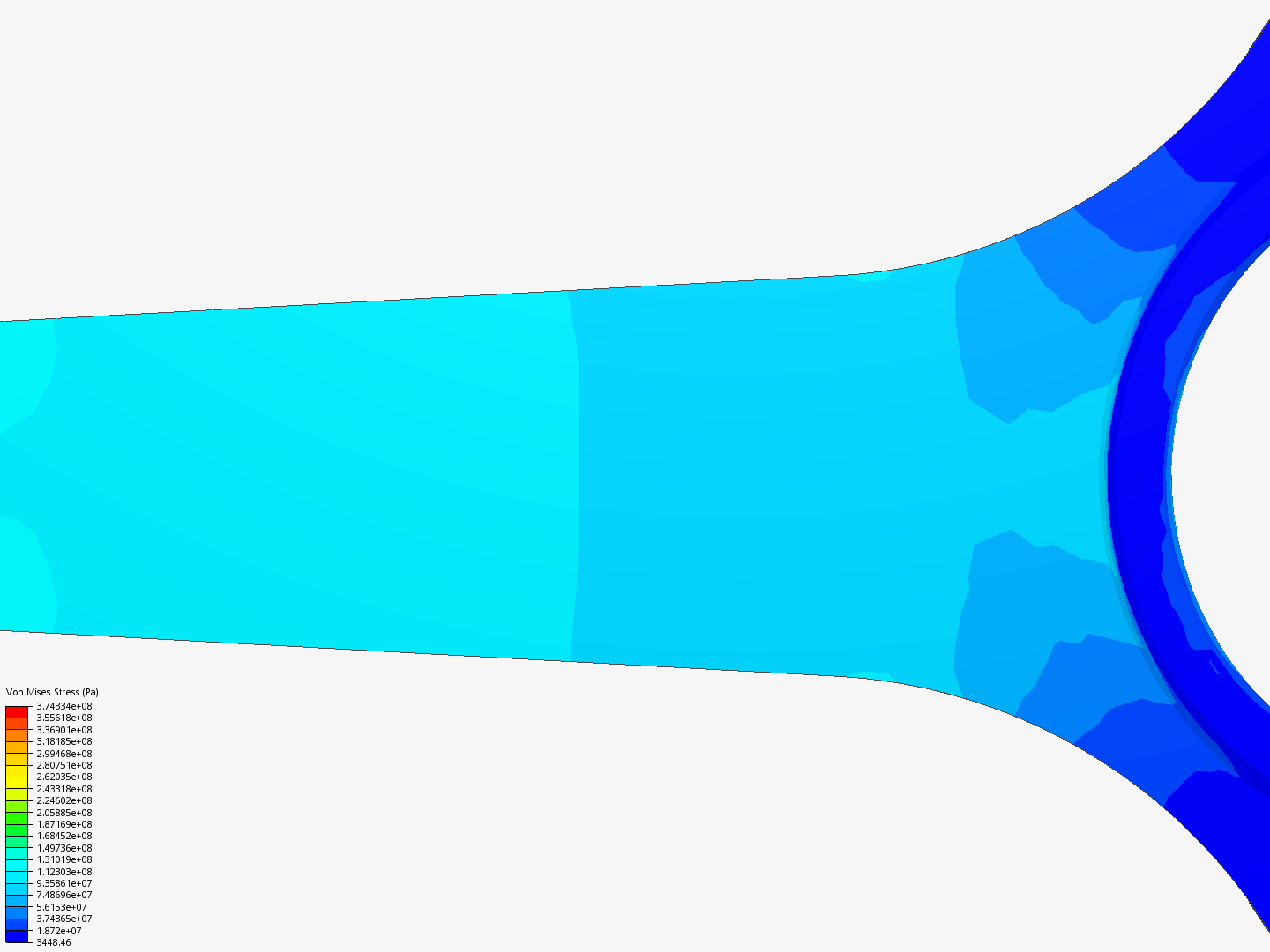 Tutorial 1: Connecting rod stress analysis - Copy by akosiak00 | SimScale