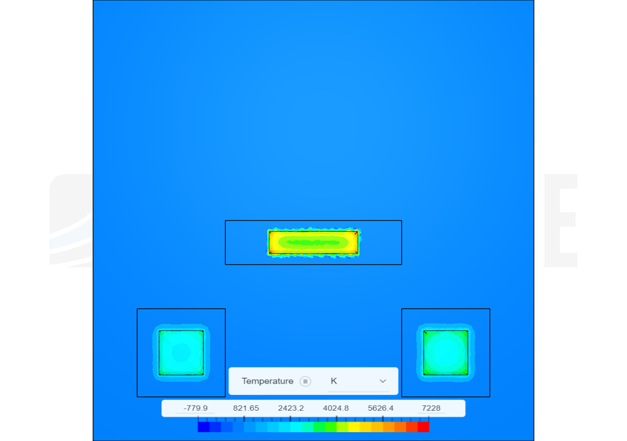Heat Transfer in Semiconductor by akshaya_2306 | SimScale