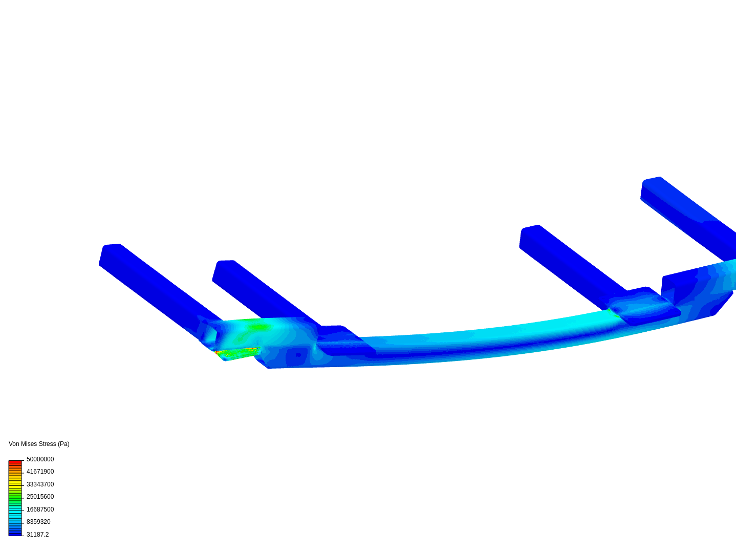 bottom frame welding stress by alex_roque | SimScale