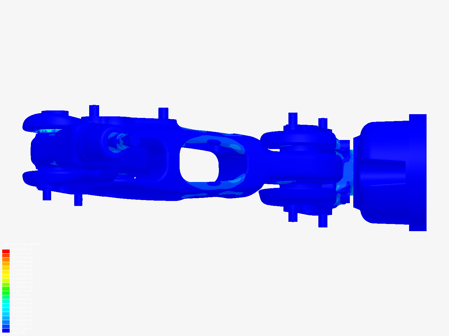 Robotic Arm Assembly Study by alexpg | SimScale