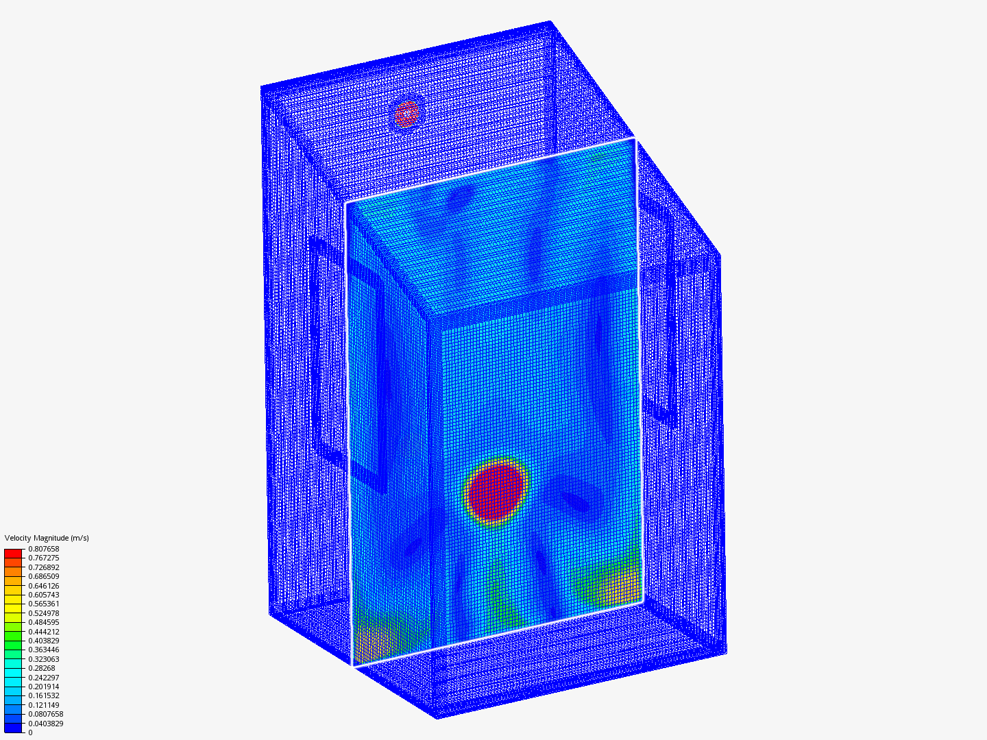Bus Shelter 5 - first try_inlet from bottom by alkhodire | SimScale