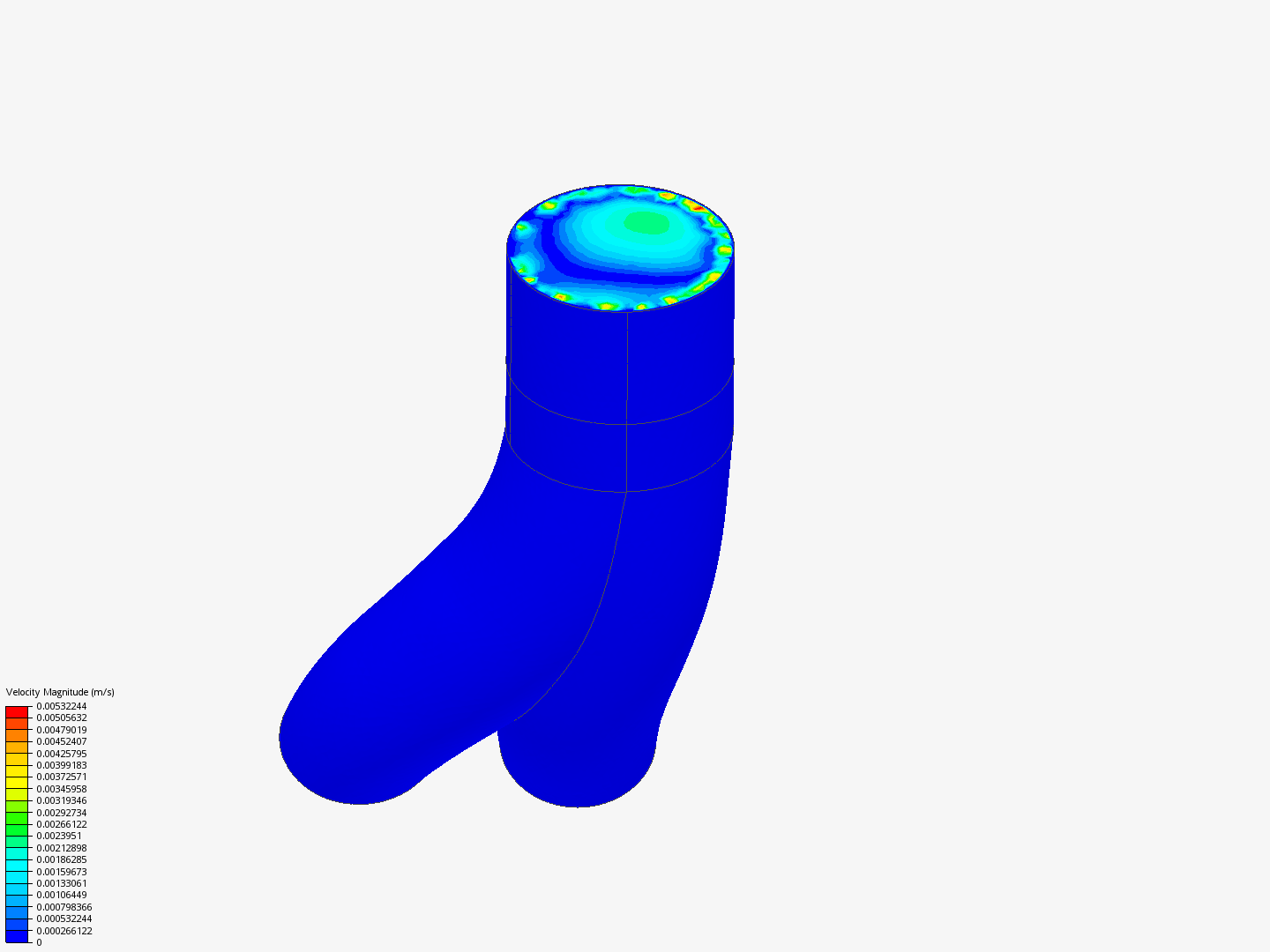 intake manifold flow test by allanrubio | SimScale