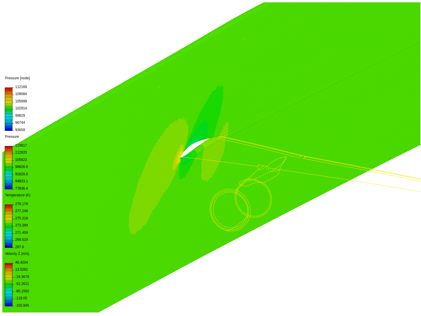 Tutorial: Compressible Flow Around a Wing by am262 | SimScale