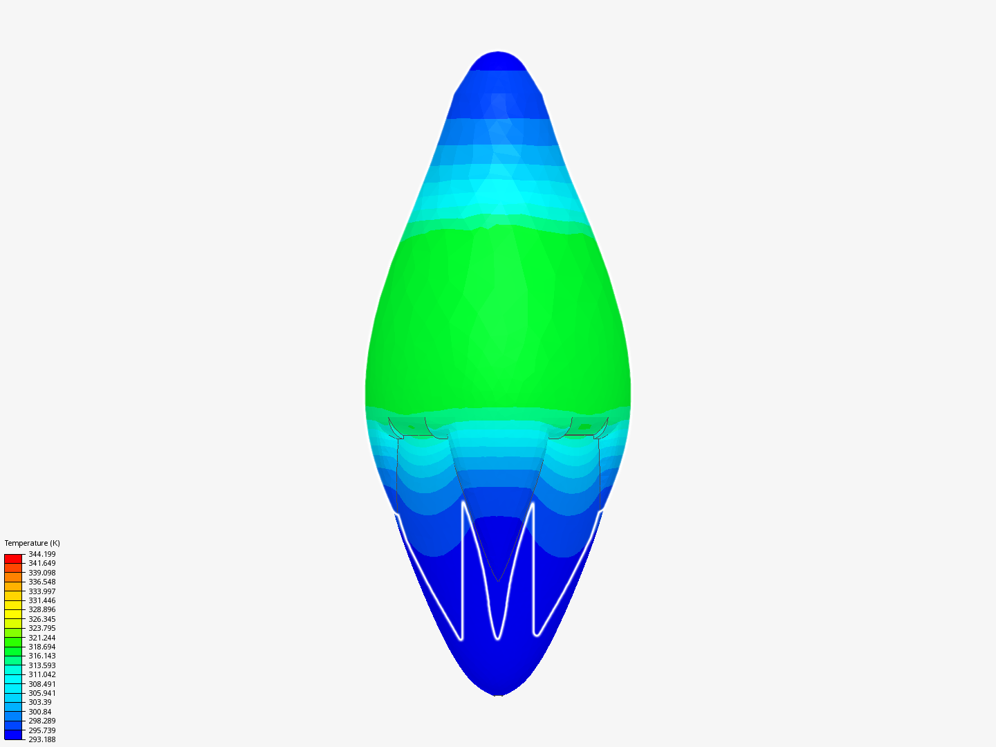 Final Bike Light thermo by amber32 | SimScale