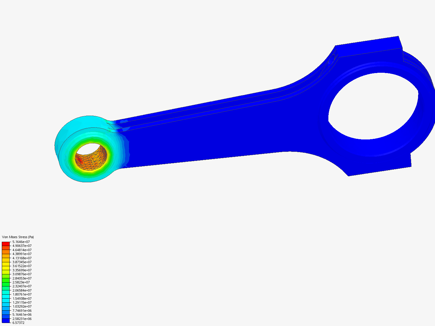 Tutorial 1: Connecting rod stress analysis by amiragong | SimScale
