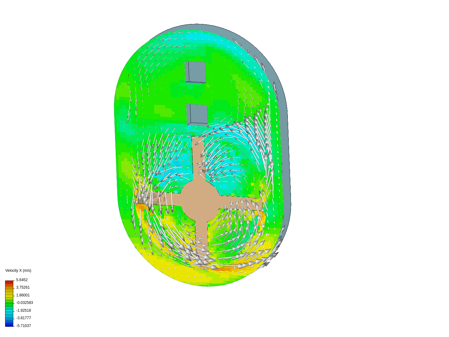 CFD radial fan sym by andi5785 | SimScale