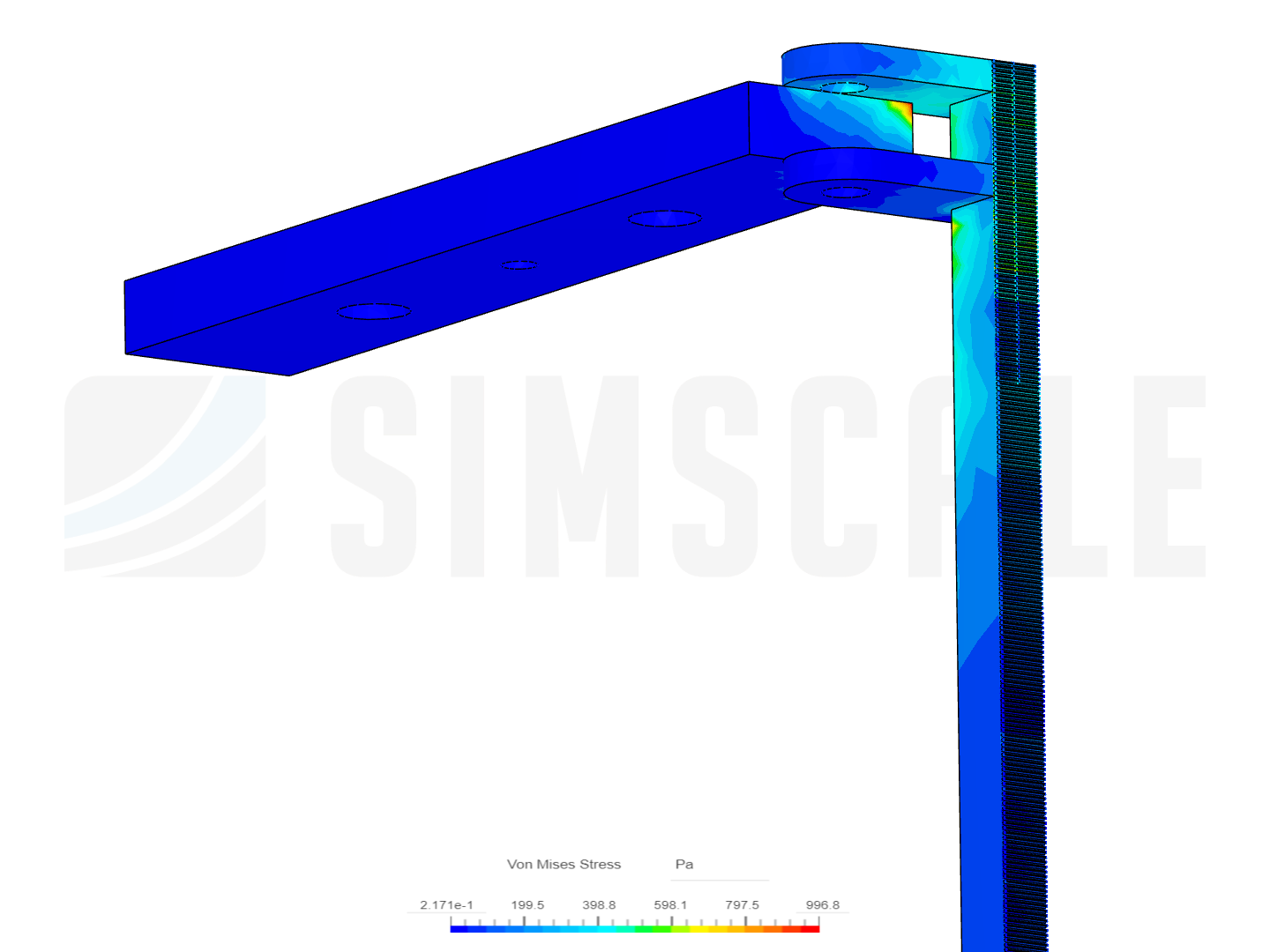 clamp and rack by andrewangeles0 | SimScale