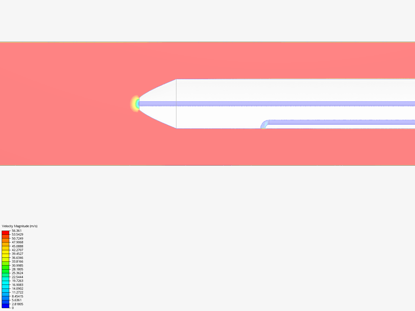 Pitot Tube V2 by andrewlai94120 | SimScale