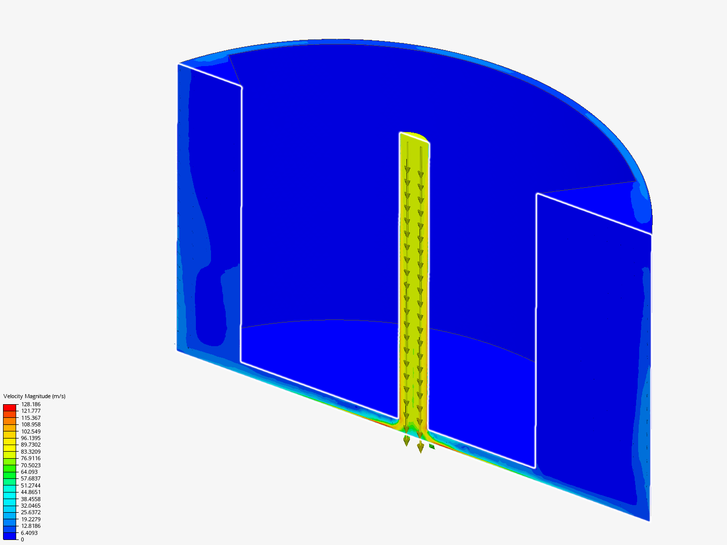 Coolant flow analysis by andy_vas | SimScale...