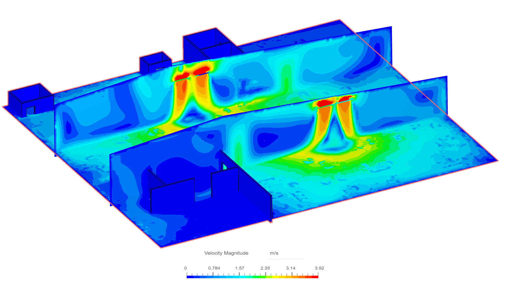 Fan Air Flow by ankithsing9 | SimScale