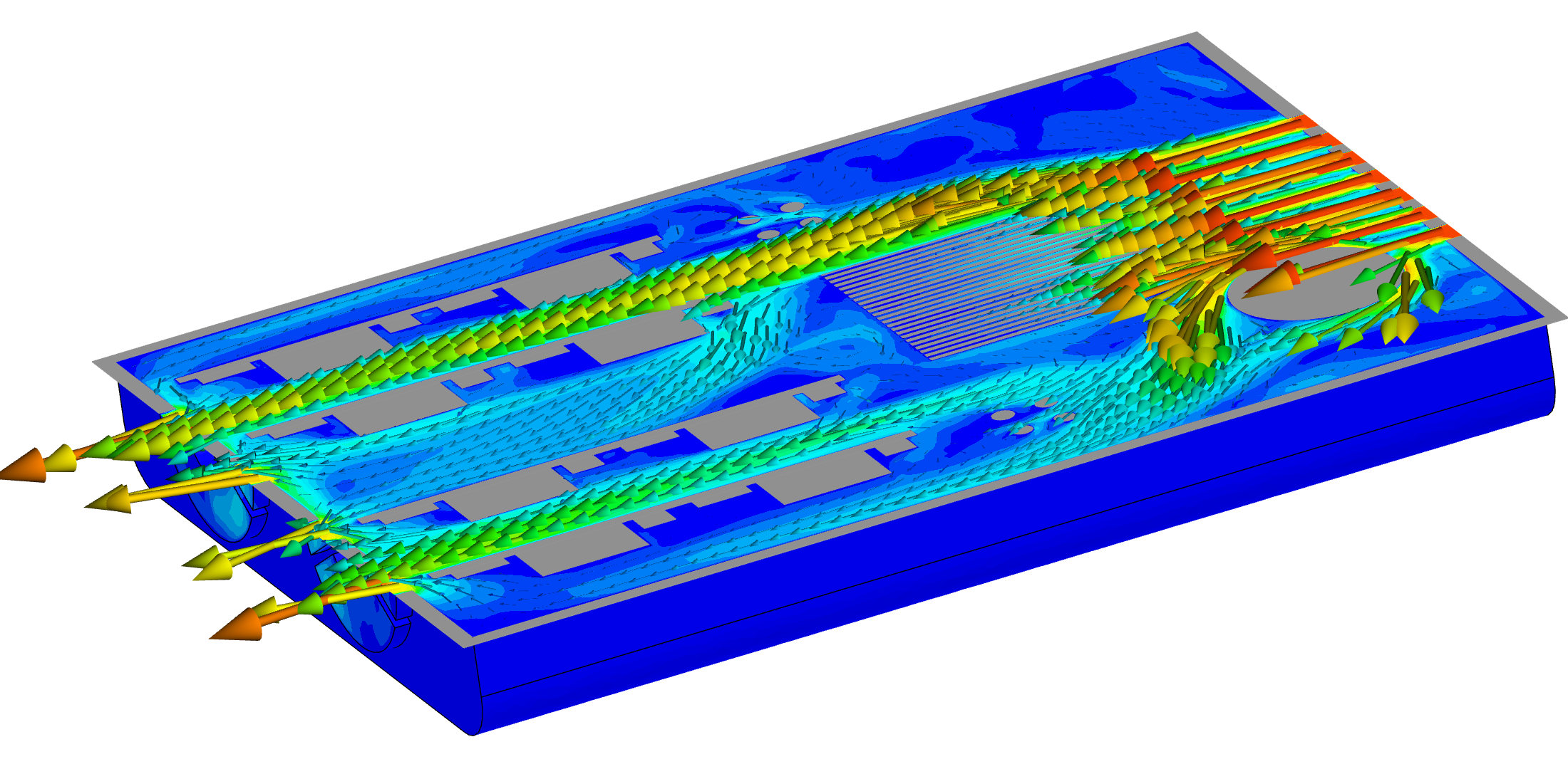 liquid cooling of electronics by aparashar1177 | SimScale
