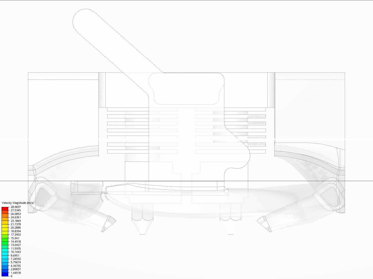 side nozzle by aredding2010 | SimScale