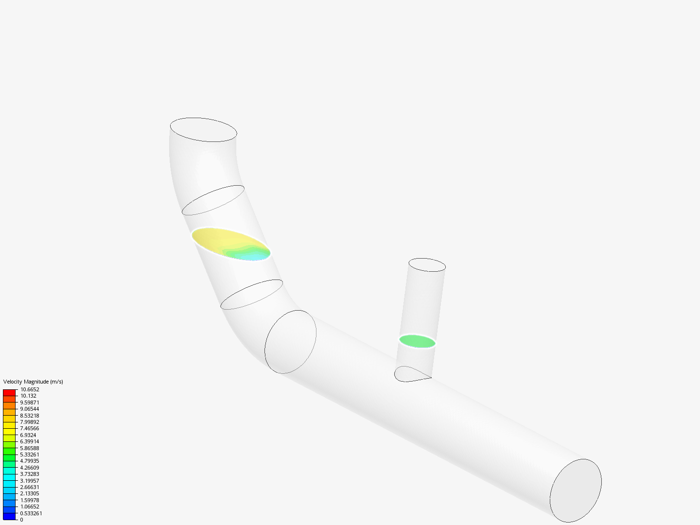 Tutorial 2: Pipe junction flow - Copy by arefaie | SimScale