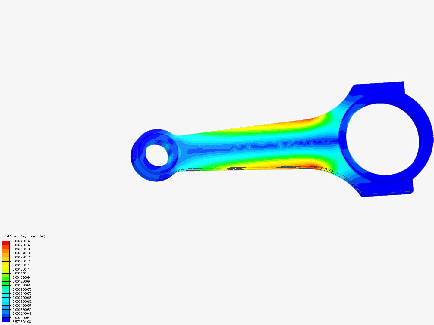 Tutorial 1: Connecting rod stress analysis by arodriguez_sot | SimScale