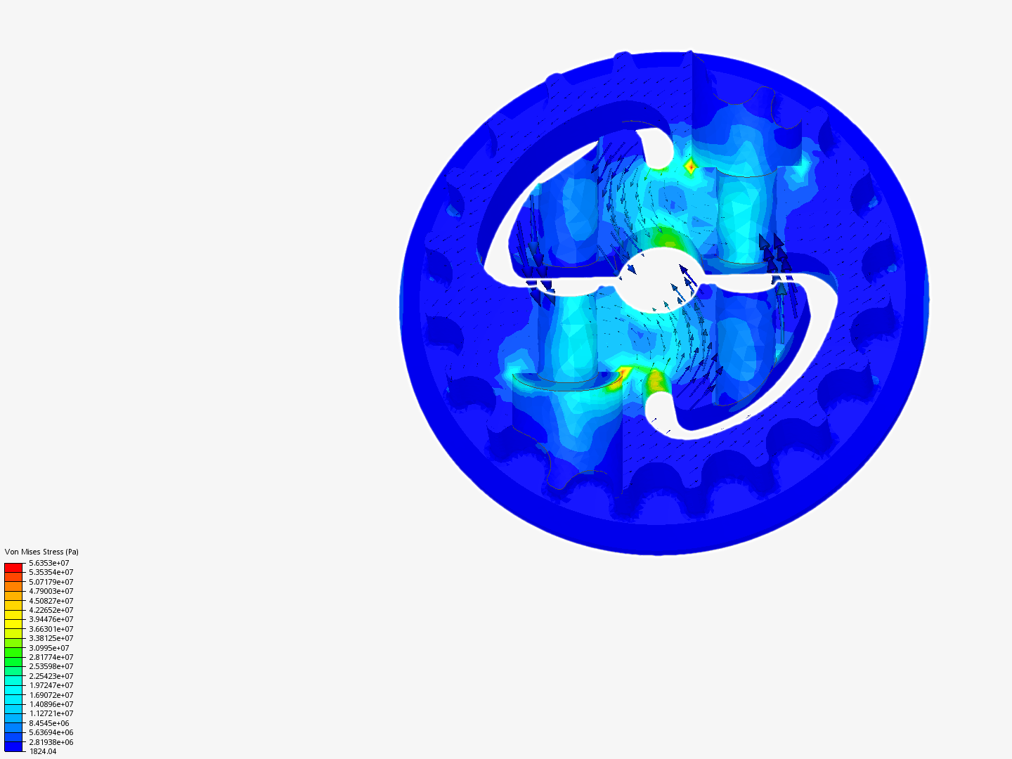 3mm alu DT plates FEA by arsenken | SimScale
