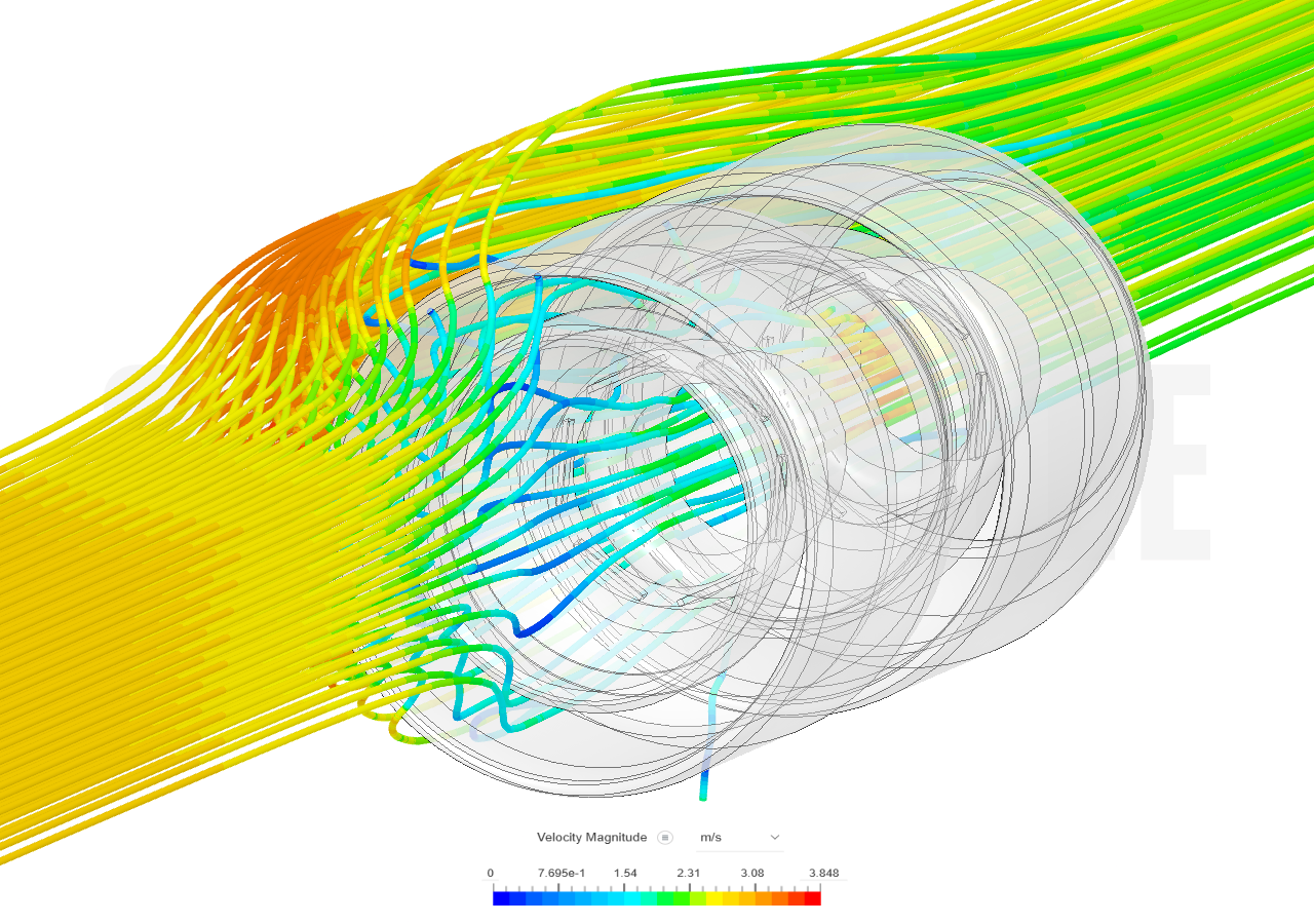 Fluid Flow Sim by arxn23 | SimScale