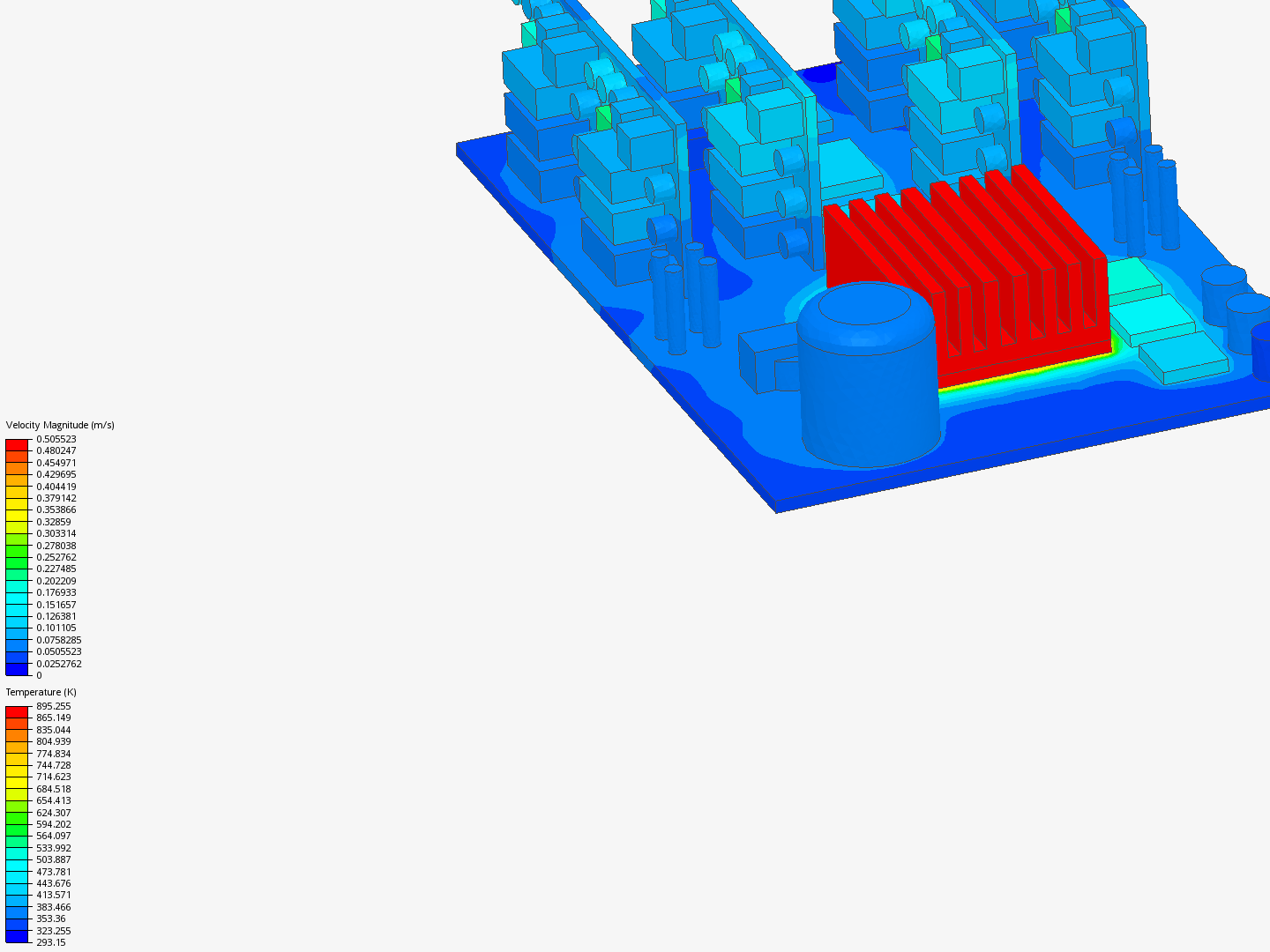 Electronics Box using CHT - Copy by aryamansingh00 | SimScale