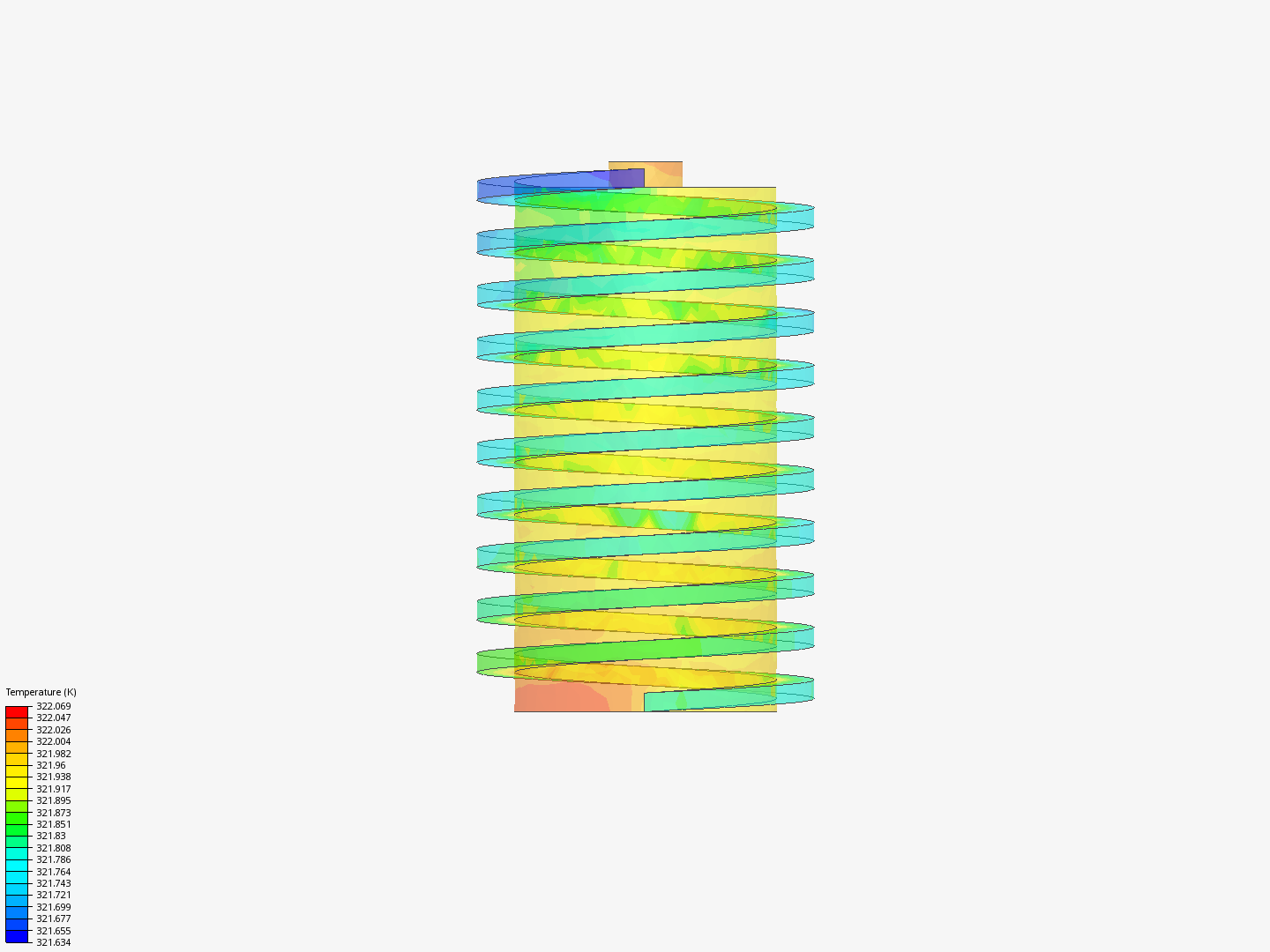 SPIRAL FIN by aryax02054 | SimScale