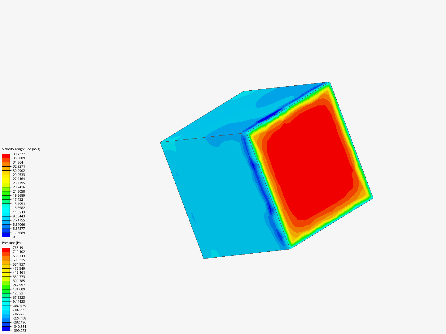 uniform pressure on thin wall - Copy by as7667248 | SimScale