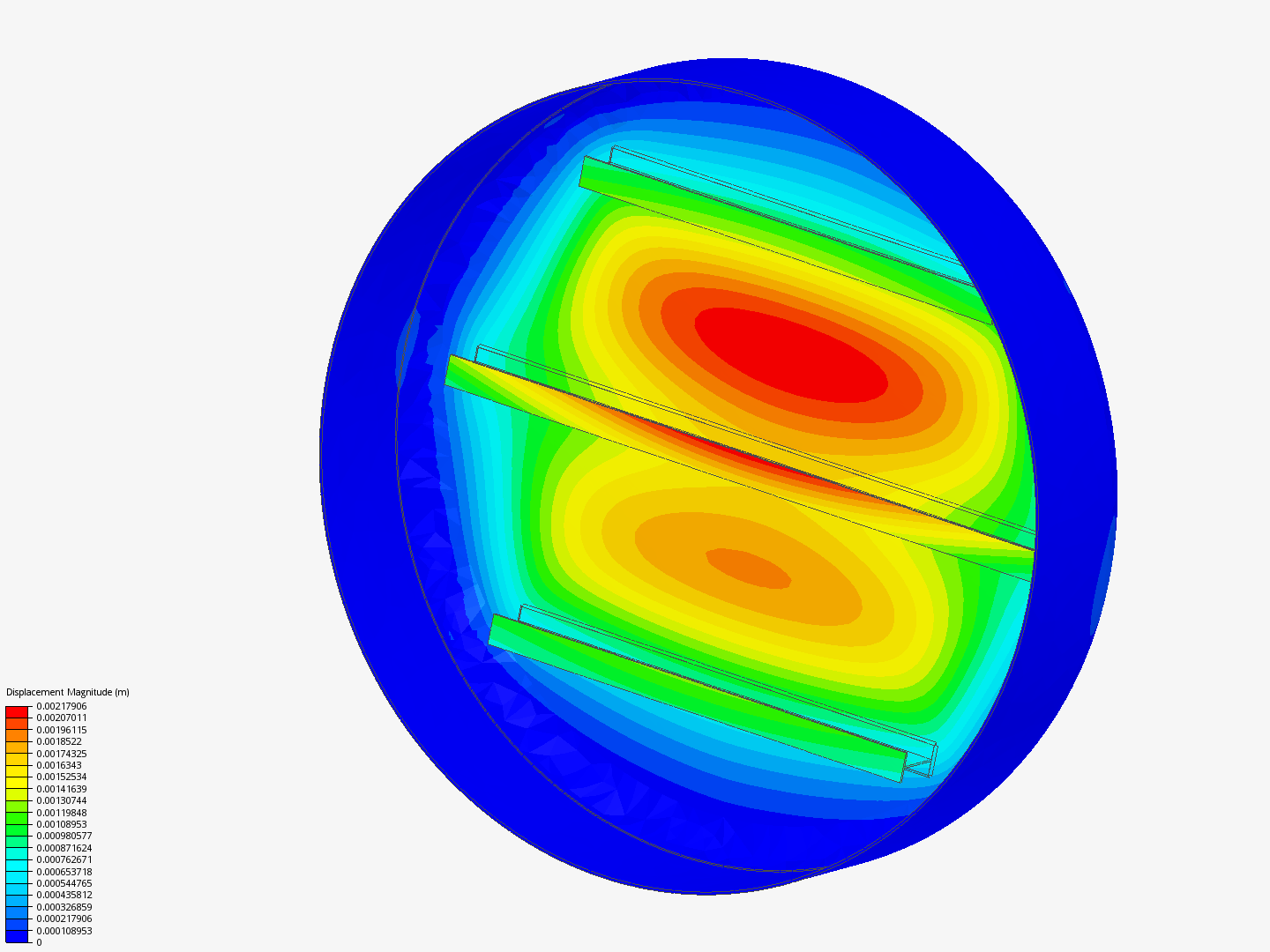 Flat reinforced head by asalcedostp | SimScale