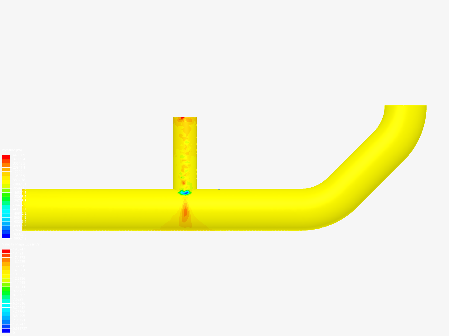 Tutorial 2: Pipe junction flow by asaya | SimScale