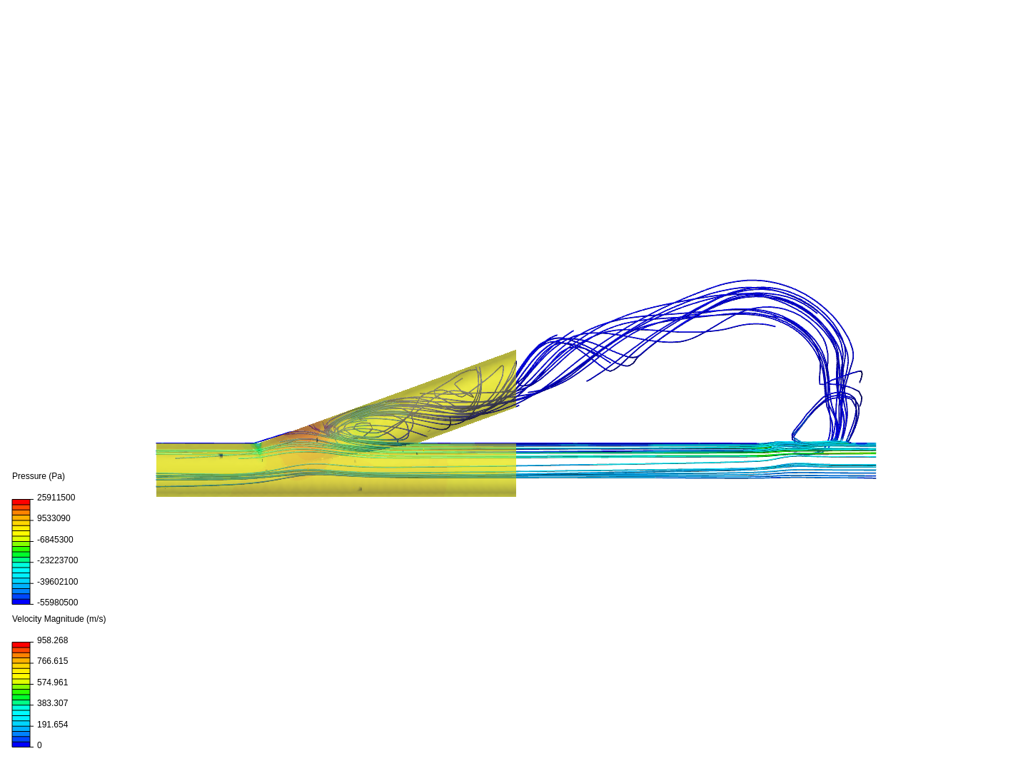 Tesla Valve CFD (Forward direction) (straight) by ashih | SimScale