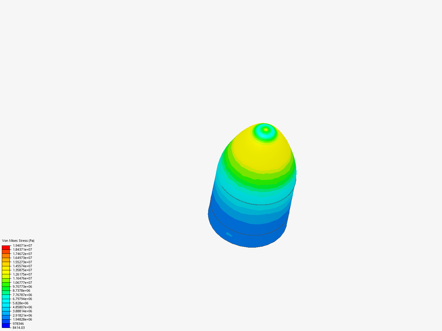 Unthreaded Bullet Shell v3 by ashmitk | SimScale