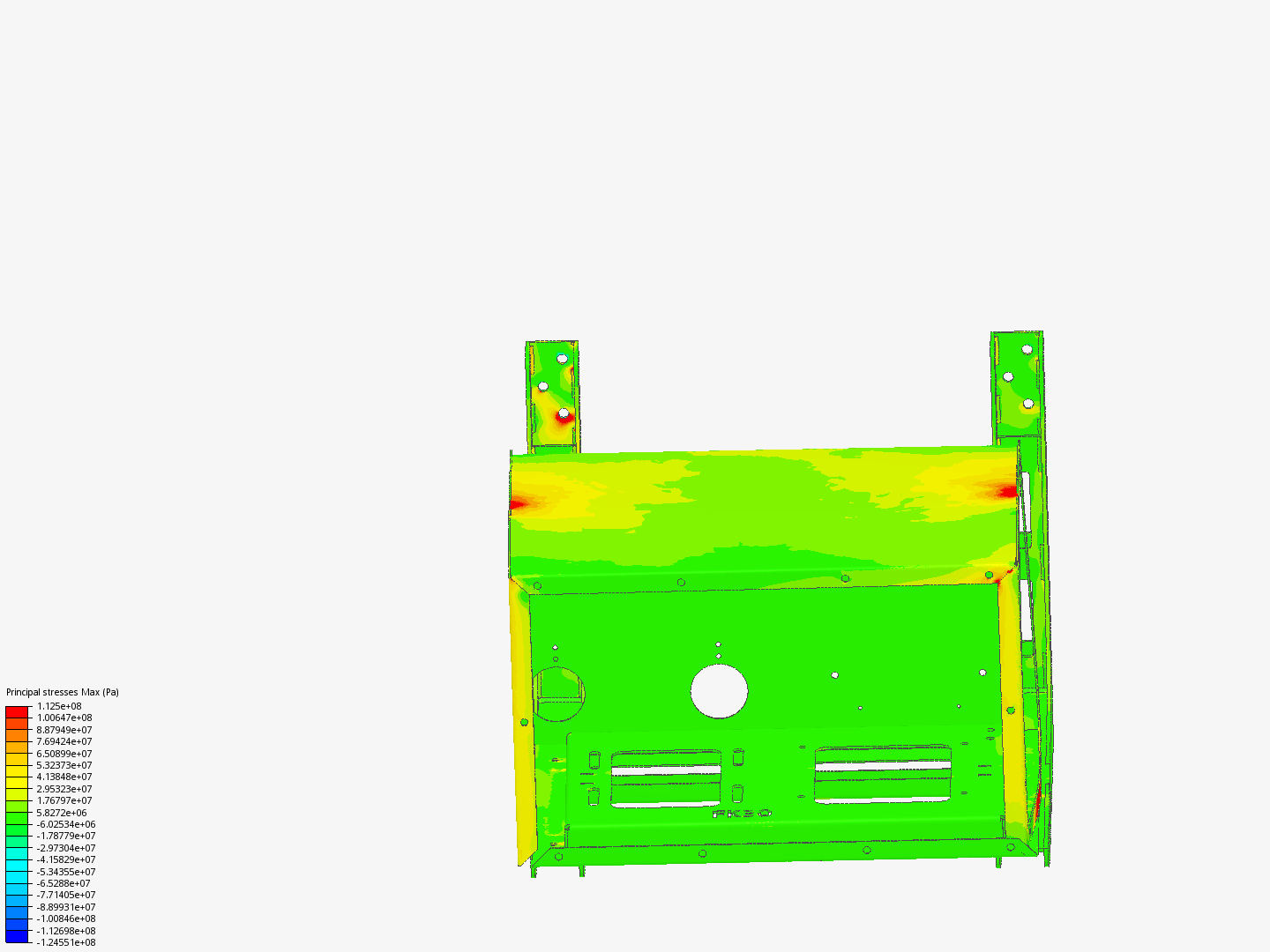 Powertrain brackets by avishbalwanth | SimScale