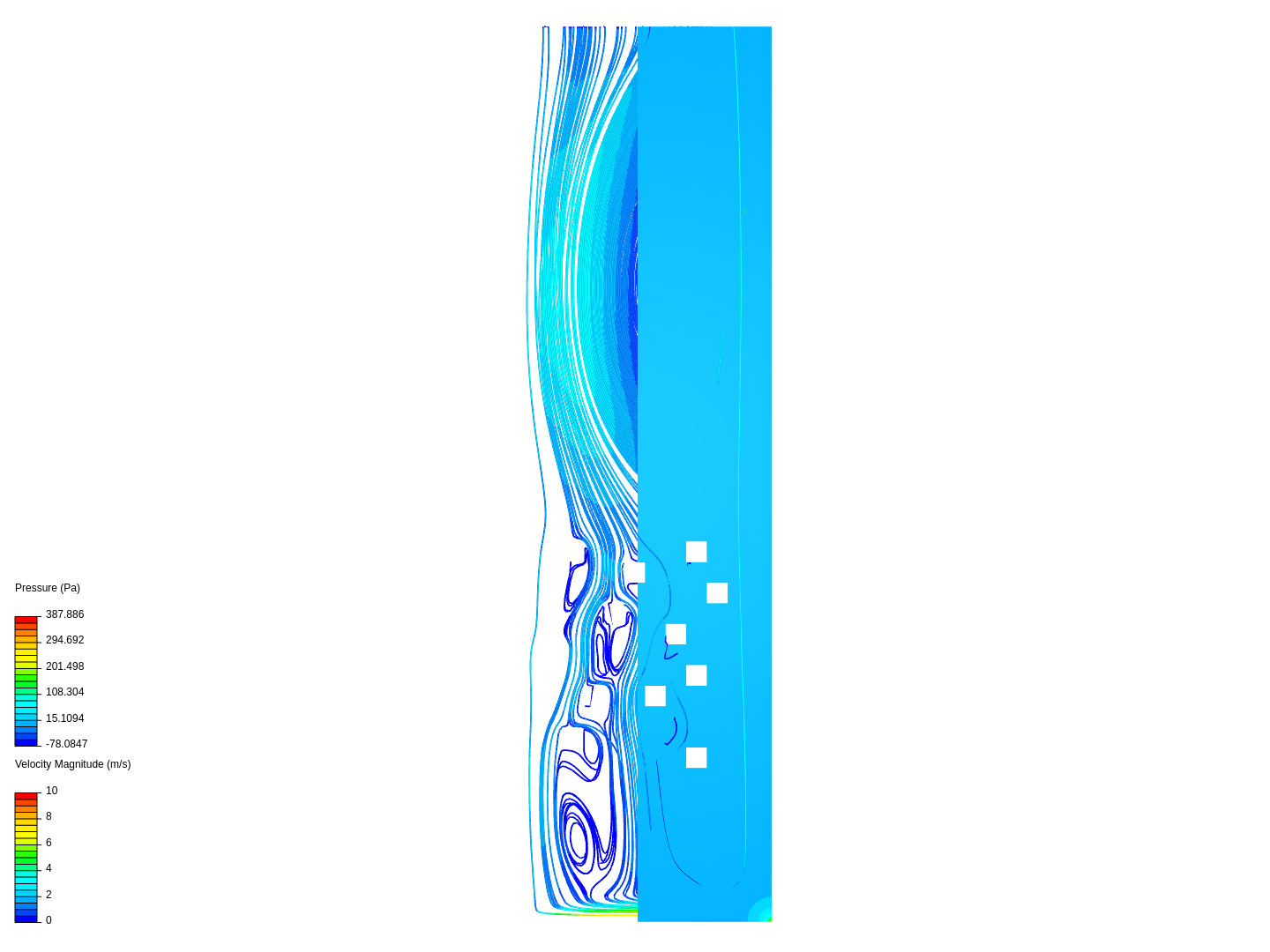 Wind Effects on Scattered Grid by b_maynard2 | SimScale