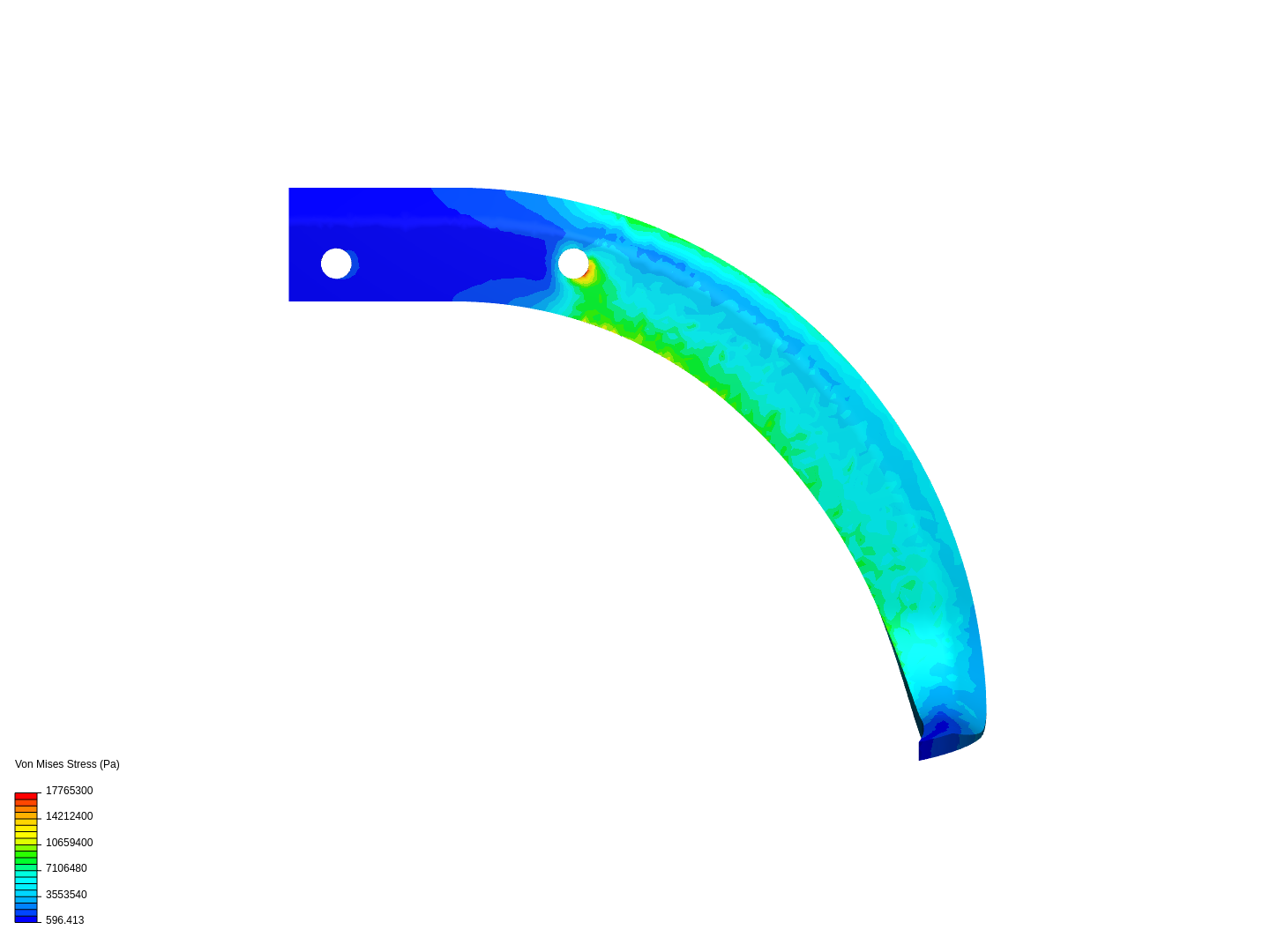 Blade stress analysis by batsy195 | SimScale