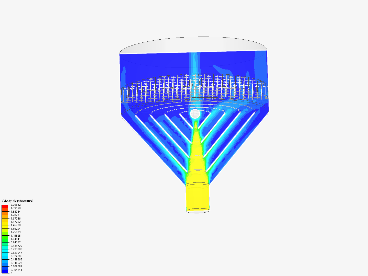 5L Straight - baffle honeycomb by bforman | SimScale