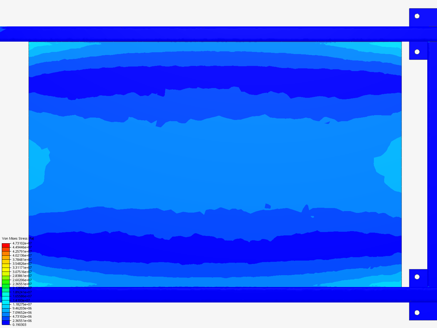 Access Platform-3/16 wall thickness by bknudson25 | SimScale