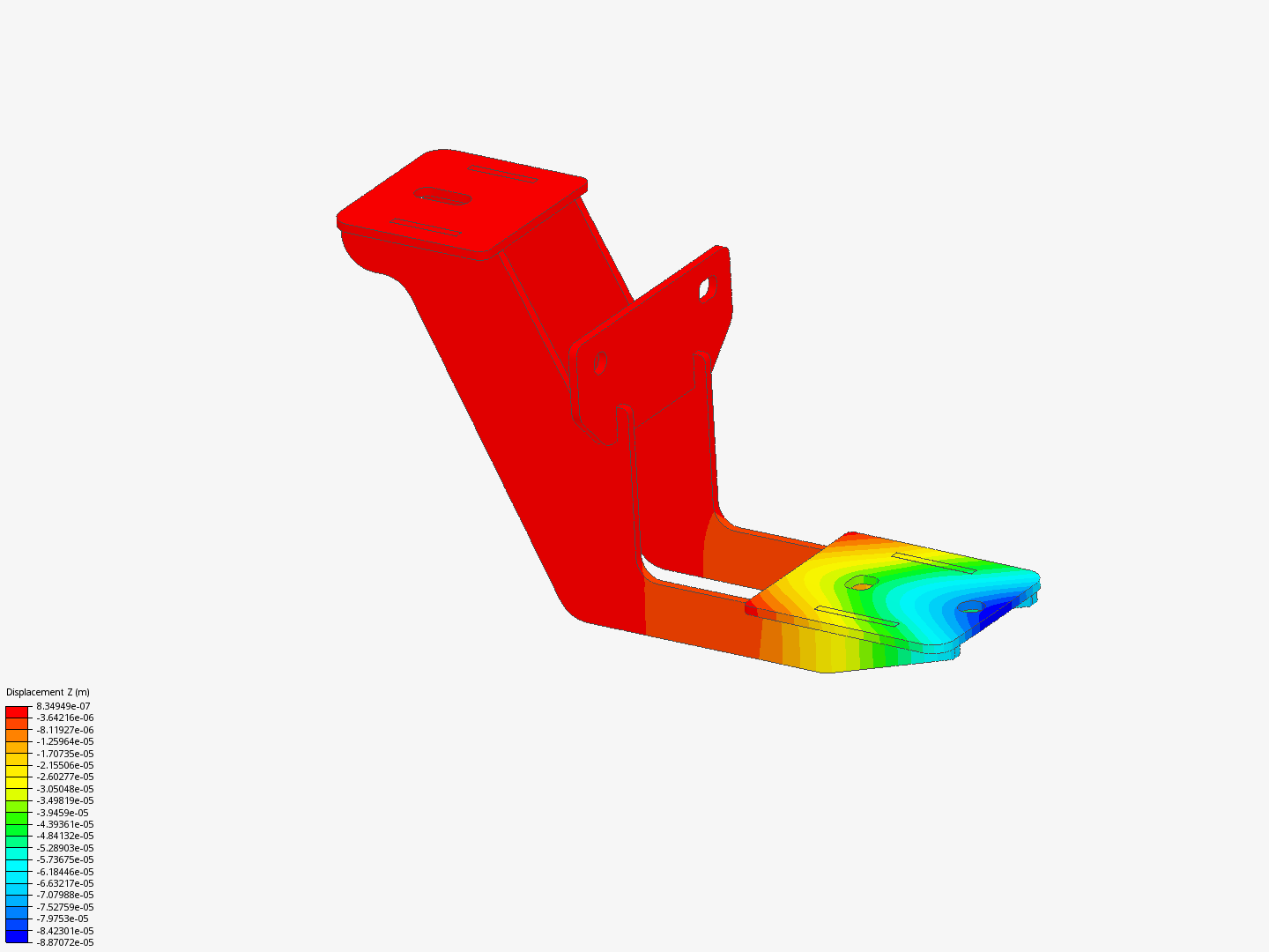 Isolated Bracket by bmurende | SimScale