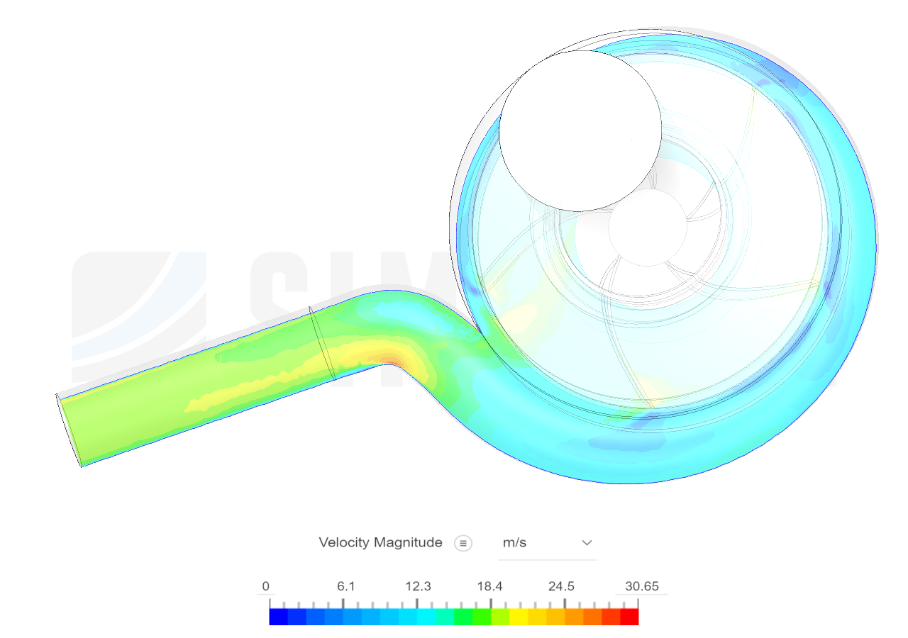 Coursera Pump CFD Simulation (CENTRIFUGAL PUMP) - Copy by bmusungwa | SimScale