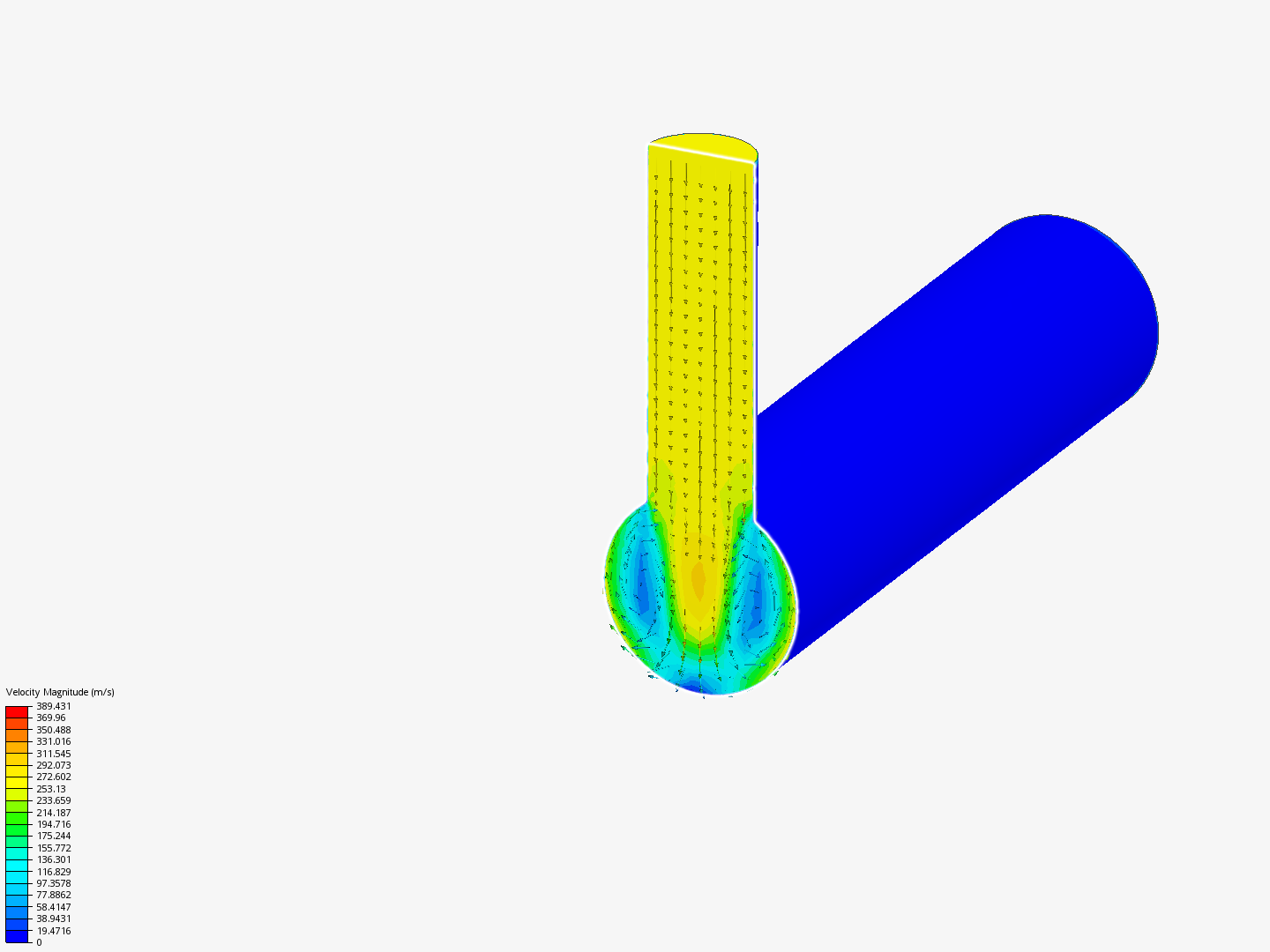 Tutorial 2: Pipe junction flow by bolonev_up88 | SimScale