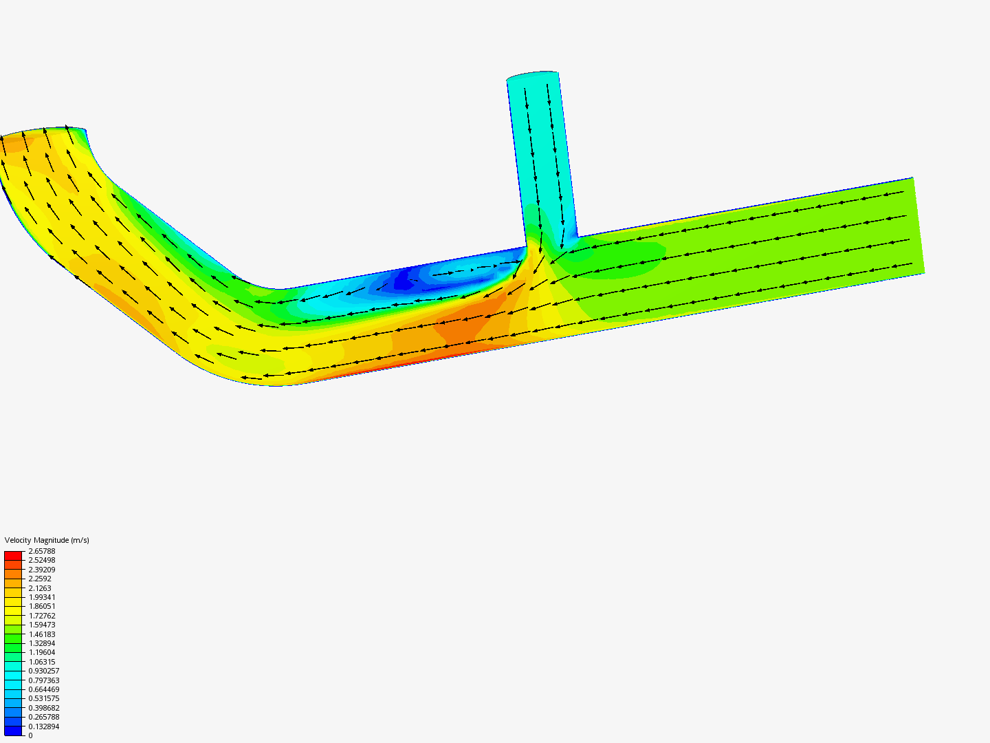 Tutorial 2: Pipe junction flow by bpaloma | SimScale