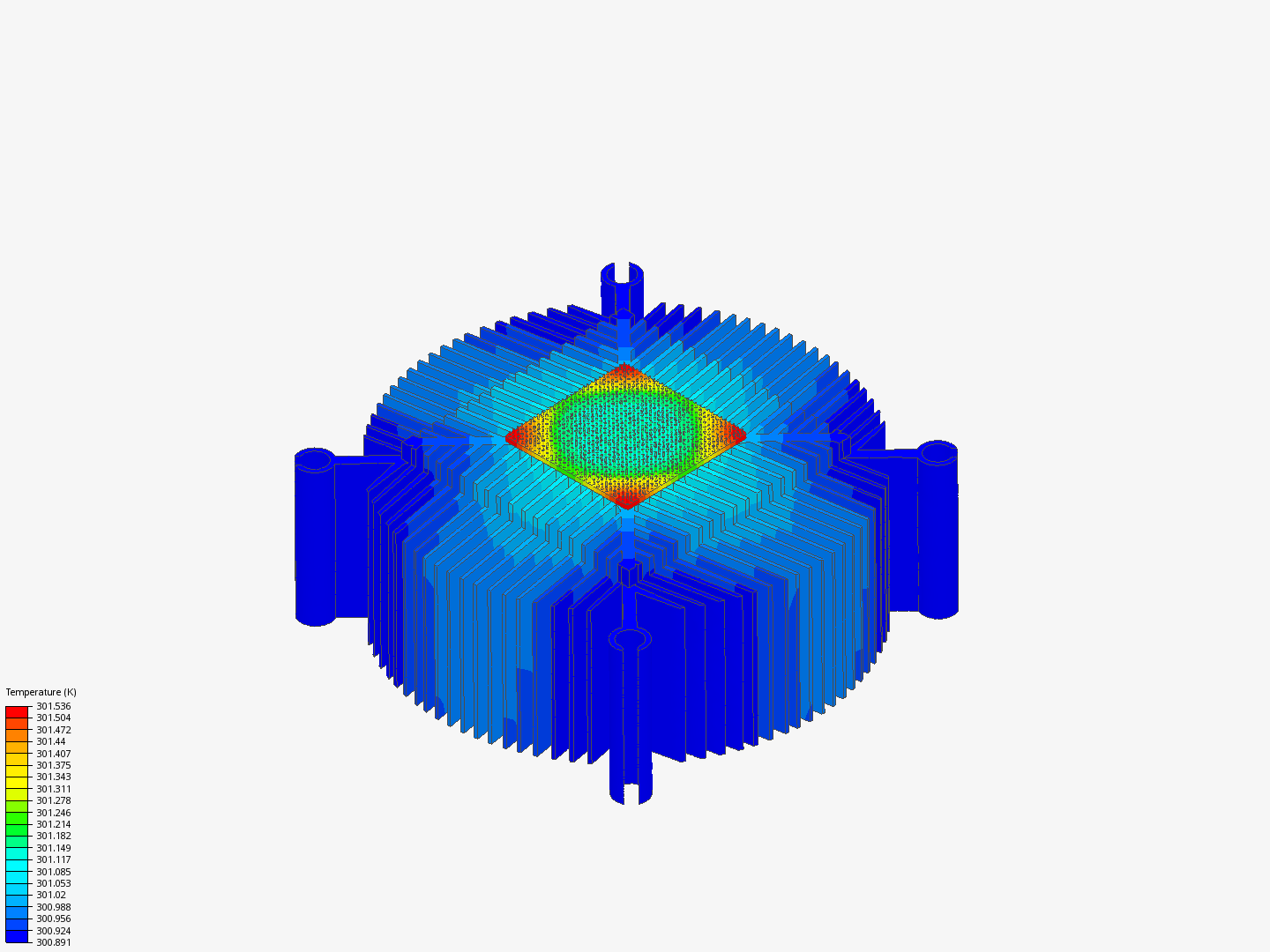Heatsink Simulations by brendanfrazier | SimScale