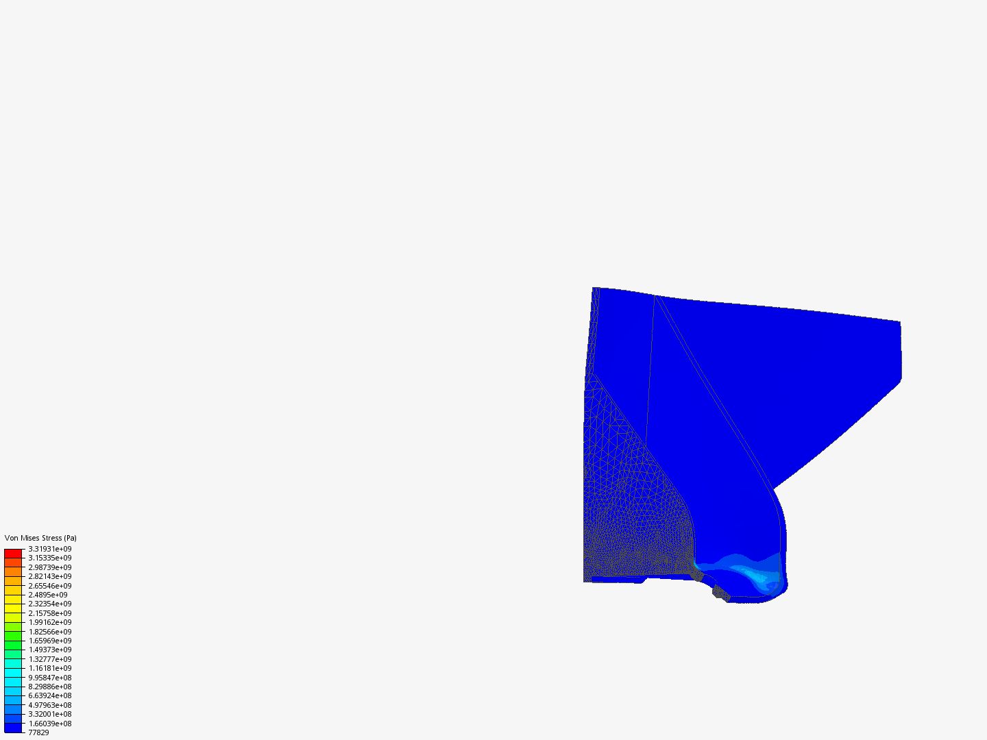 Tri Flange Hopper Support by bretw | SimScale