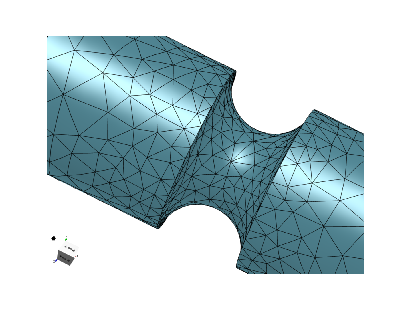 Eprouvette entaillee by brunobennani | SimScale