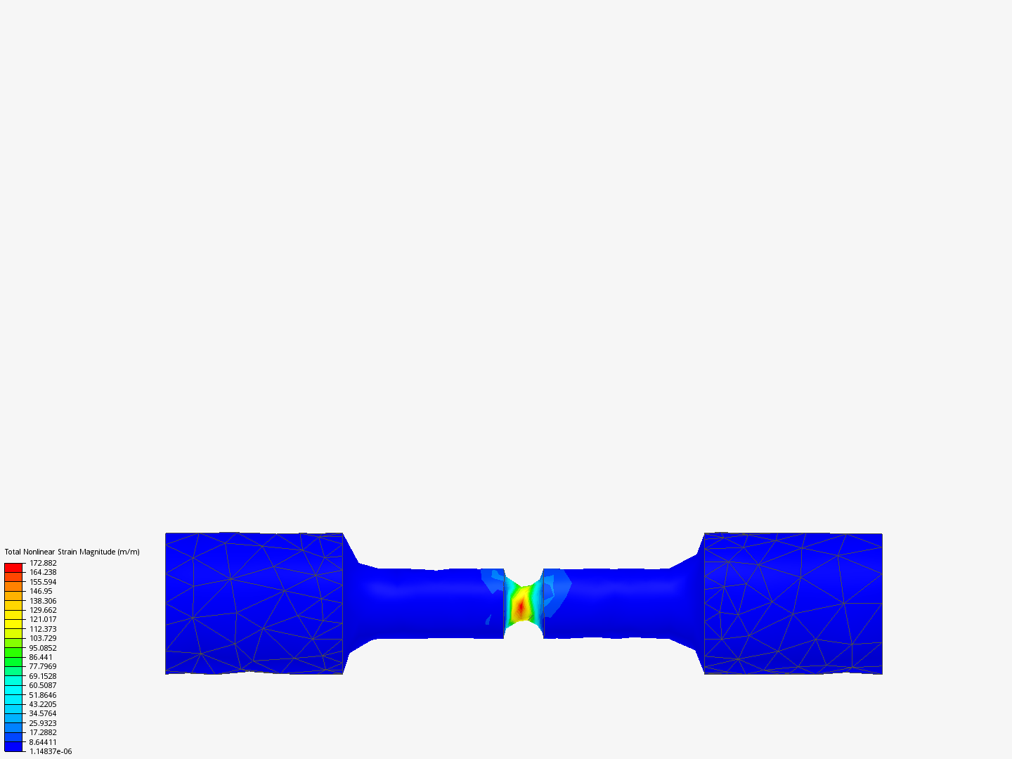 traction eprouvette by brunobennani | SimScale