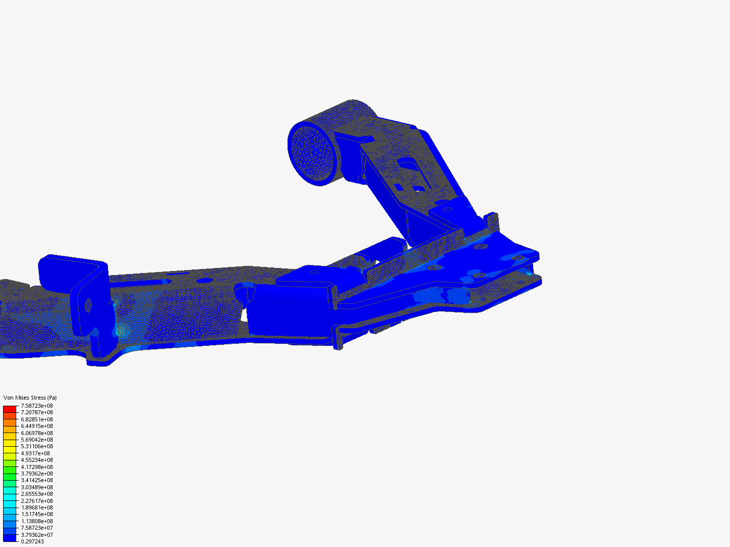 Tutorial 1: Control Arm stress analysis by bsenyeli | SimScale
