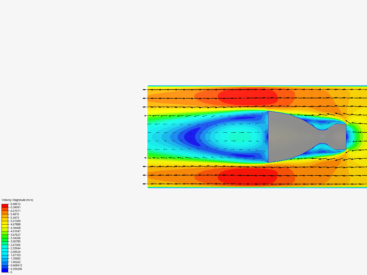 Rocket nozzle by bve_nik | SimScale