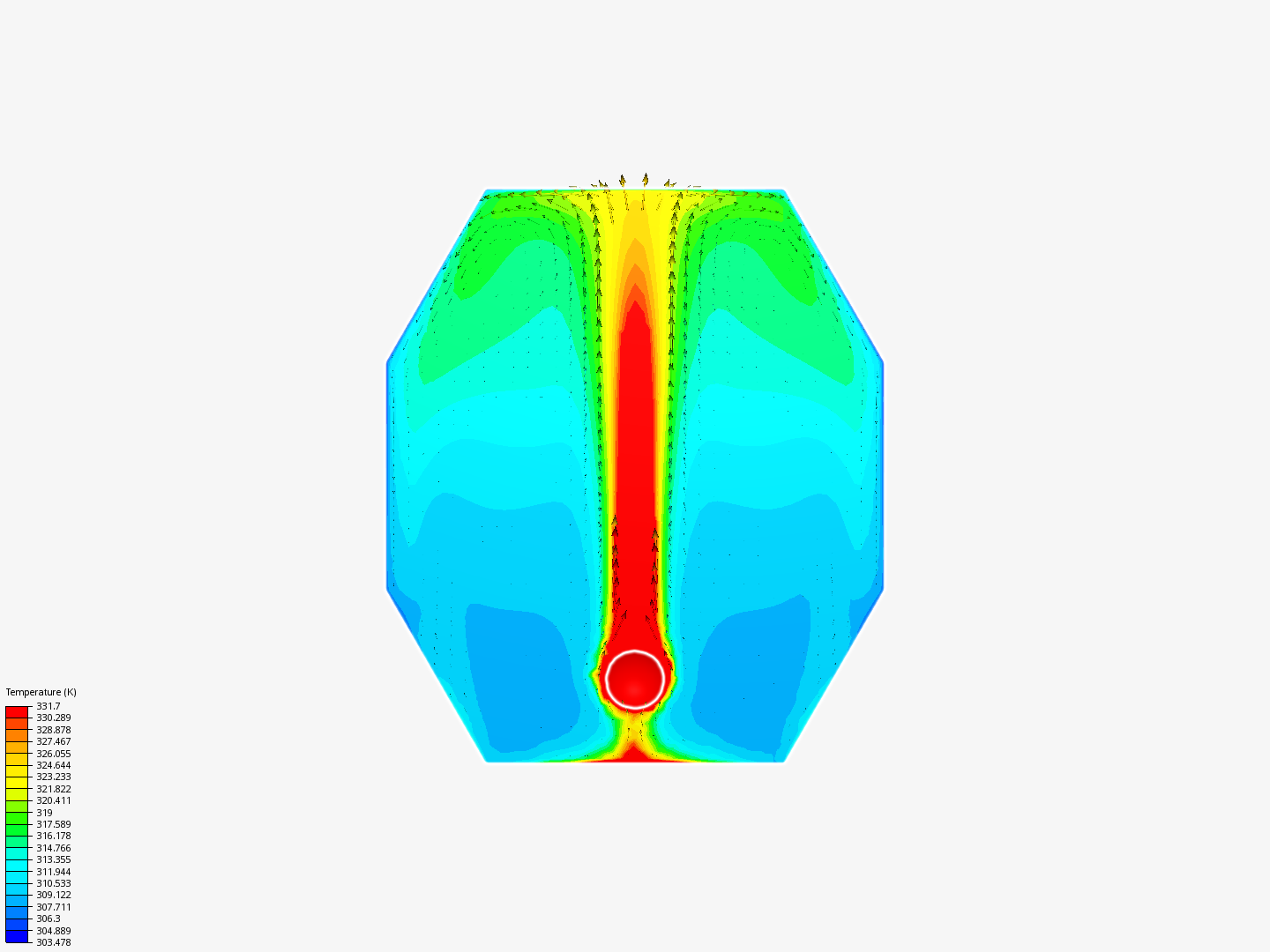 Hexagonal barrel Space module cfd by c21326593 | SimScale
