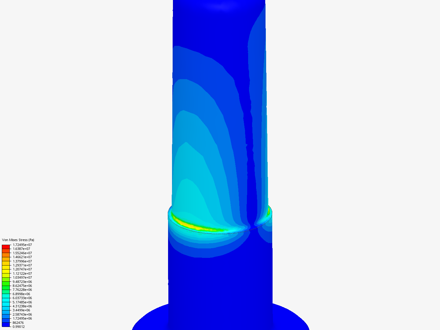 Simulación esfuerzos by camargojorge99 | SimScale