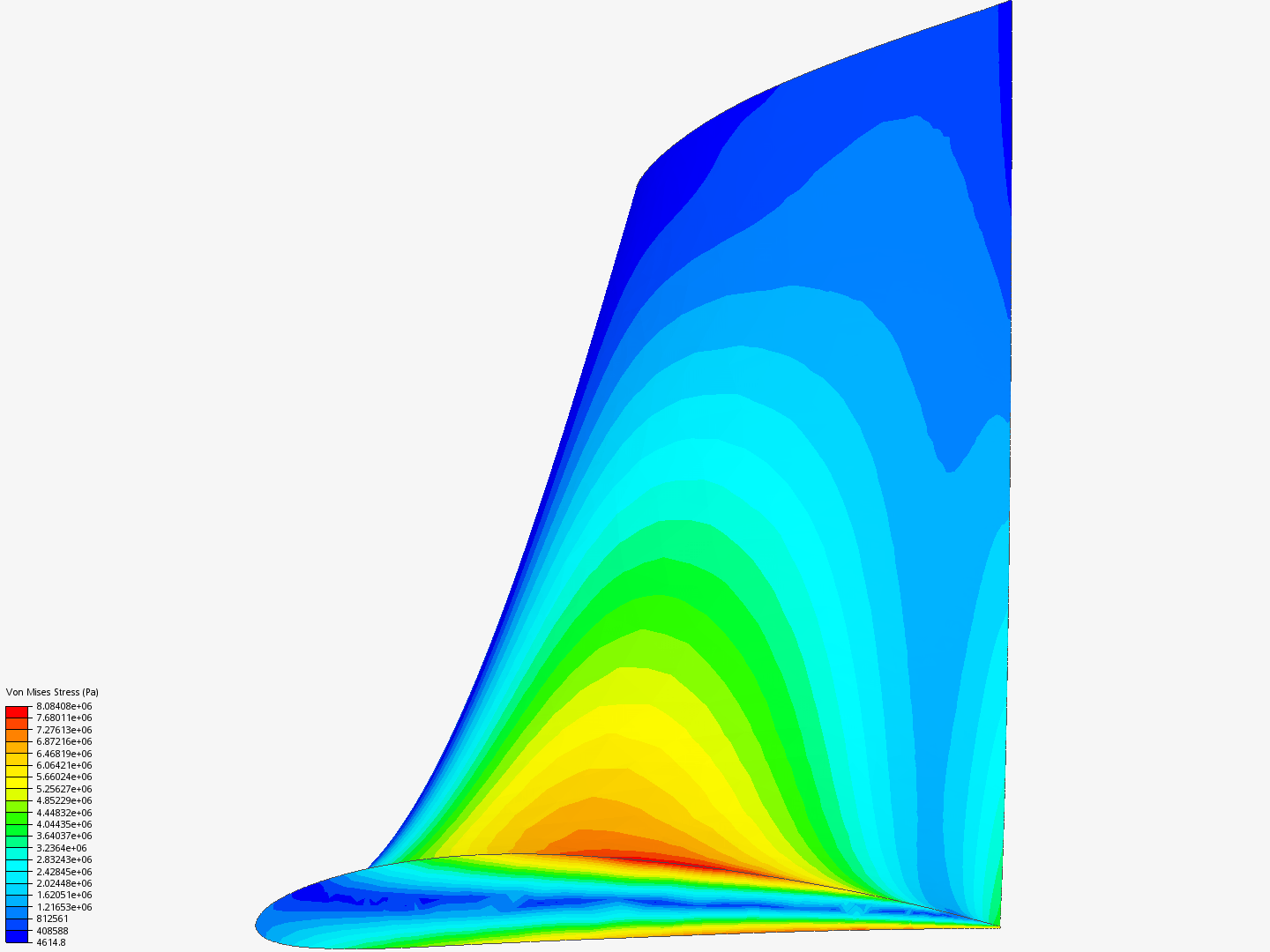 Wing-FEA by cantfindmyid12 | SimScale